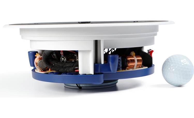 KEF Ci160CRds Dual Stereo In-ceiling stereo-input speaker at Crutchfield