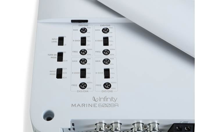 Infinity Marine M6008A 8-channel marine amplifier — 75 watts RMS x 8 at ...