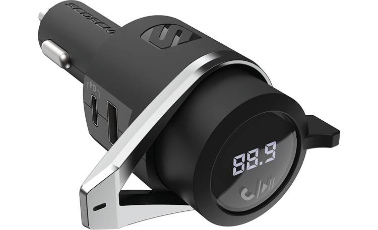 Scosche BTFreq™ Pro Bluetooth® hands-free car kit with FM transmitter ...