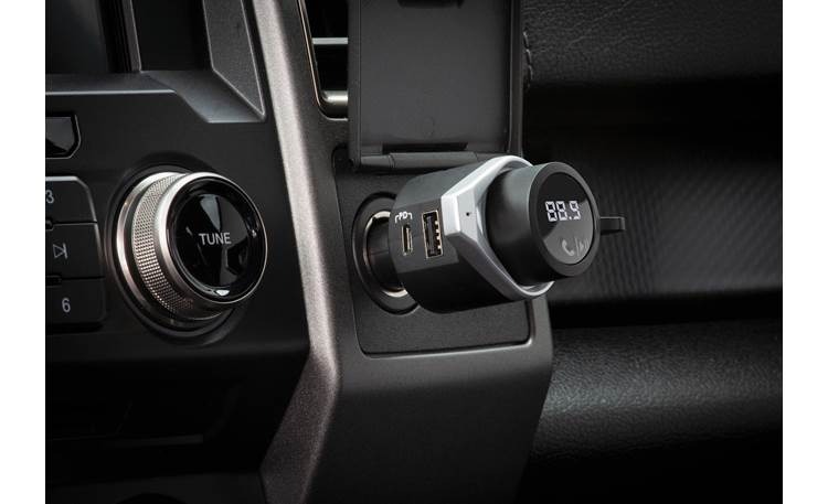 Scosche BTFreq™ Pro Bluetooth® hands-free car kit with FM transmitter ...