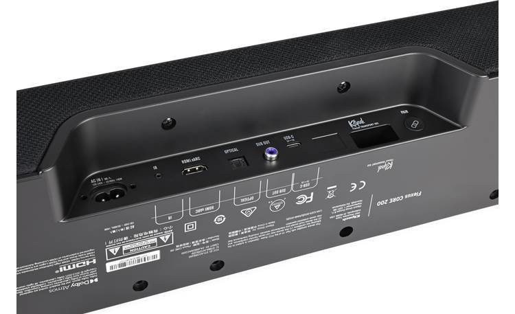 Klipsch Flexus CORE 200 Powered 3.1.2-channel Dolby Atmos® sound bar with Bluetooth® at Crutchfield