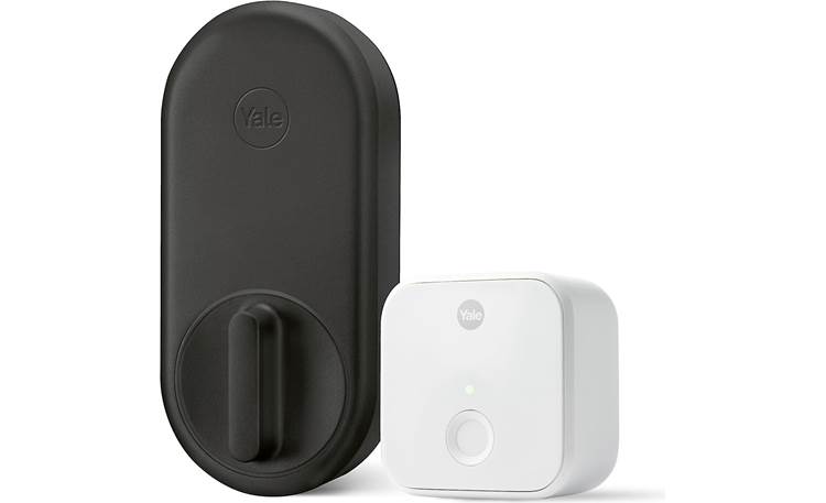 Yale Approach Lock with Wi-Fi (Black Suede) Retro-fit smart lock at ...