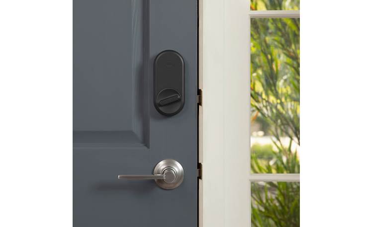 Yale Approach Lock with Wi-Fi (Black Suede) Retro-fit smart lock at ...