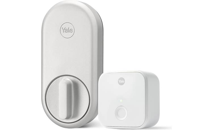 Yale Approach Lock with Wi-Fi (Silver) Retro-fit smart lock at Crutchfield