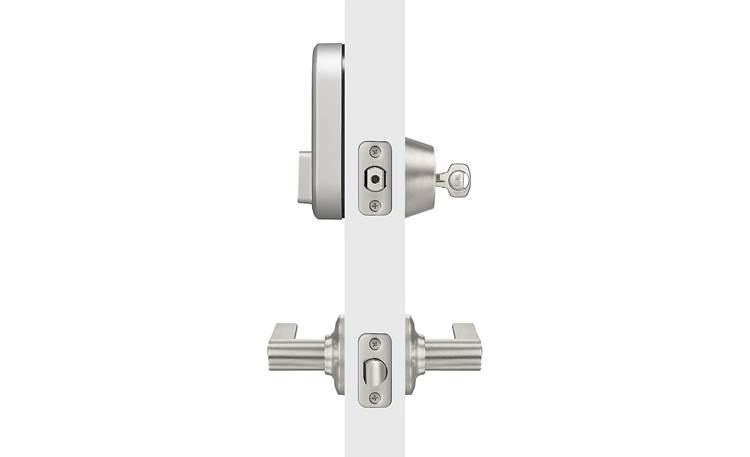 Yale Approach Lock with Wi-Fi (Silver) Retro-fit smart lock at Crutchfield