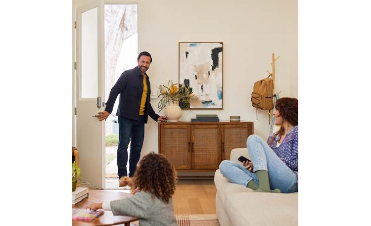 Yale Approach Lock with Wi-Fi (Silver) Retro-fit smart lock at Crutchfield