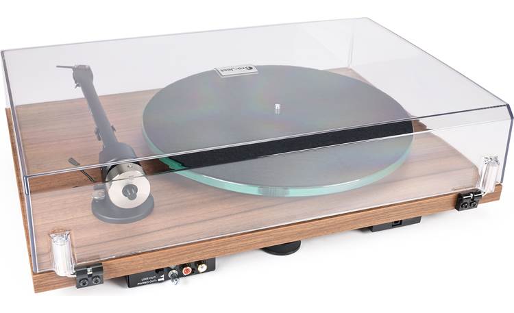 Pro-Ject T2 Super Phono (Walnut) Manual belt-drive turntable with switchable built-in phono ...