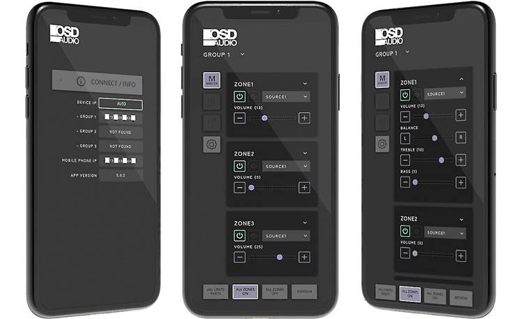 OSD NERO MAX12 6-zone, 12-channel multi-room power amplifier with app control at Crutchfield