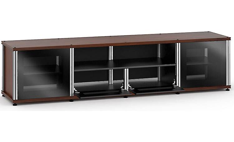 Salamander Designs Synergy System Quad 243 (Dark Walnut with Aluminum ...