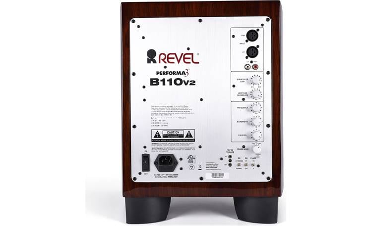 Revel Performa3 B110v2 (High-Gloss Walnut) 10" powered subwoofer with ...