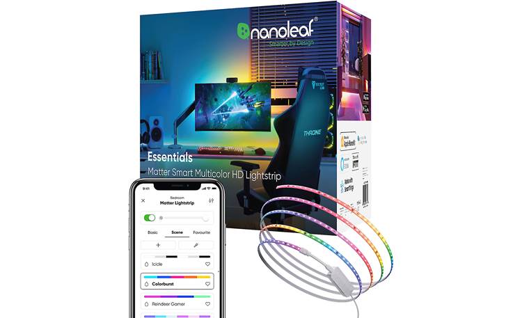 Nanoleaf Essentials Matter Multicolor HD Lightstrip Smart self-adhesive ...