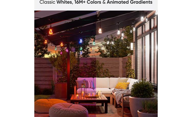 Nanoleaf Essentials Matter Multicolor Outdoor String Lights Expansion ...
