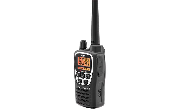 Midland GXT3000VP4 50-channel two-way radio kit with charging dock at ...
