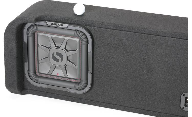 Kicker 51KFDL7T102 L7T custom subwoofer enclosure with two 10" speakers ...