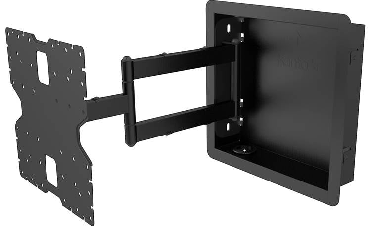 Kanto R400 Pro Series Full-motion recessed wall mount for 35"-65" TVs ...