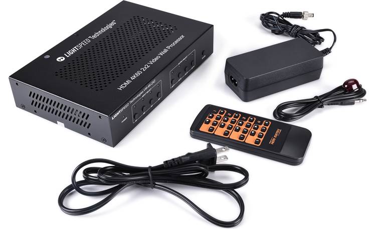 LightSpeed VW-4K-2X2 Video-wall Processor 4 in, 4 out HDMI switch for 2 ...