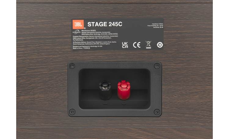 JBL Stage 245C (Espresso) Center channel speaker at Crutchfield