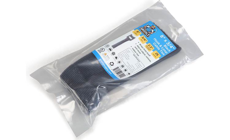 Grizzly Supply Black Hook-and-Loop Cable Ties (8" x 3/4", 25 count) at ...