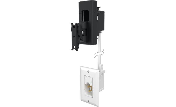 Sanus WSWM3IWP Speaker wall mount and in-wall power relocation kit at ...
