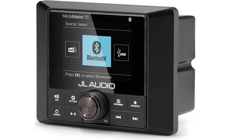 JL Audio MediaMaster® MM55 Marine digital media receiver with Bluetooth ...