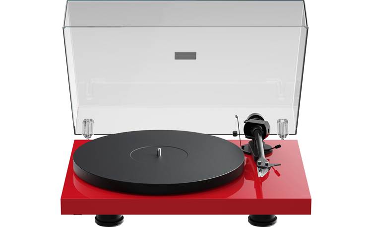 Pro-Ject Debut EVO 2 (High-gloss Red) Manual belt-drive turntable with pre-mounted Pick It MM ...