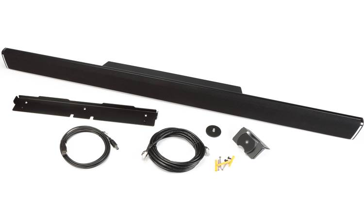 Stem Wall Sound bar with microphones for teleconferencing at Crutchfield