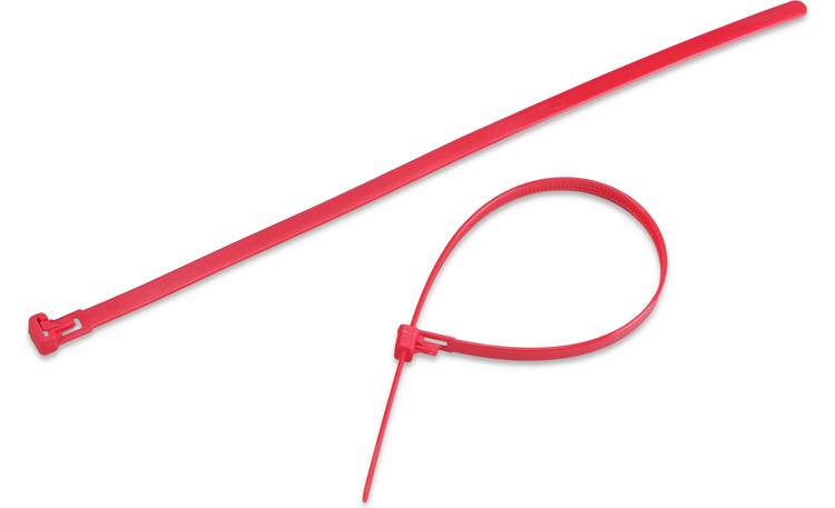 Grizzly Supply Reusable Cable Ties (12" Red, 50lb, 25 count) Reusable ...
