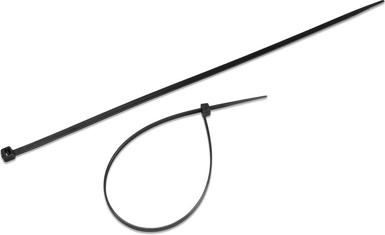 Grizzly Supply Standard Cable Ties (11" Black, 50lb, 1000 count) Cable ...