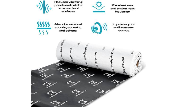 SoundSkins Pro Plus Sound dampening sheet — 64.5 square feet at Crutchfield