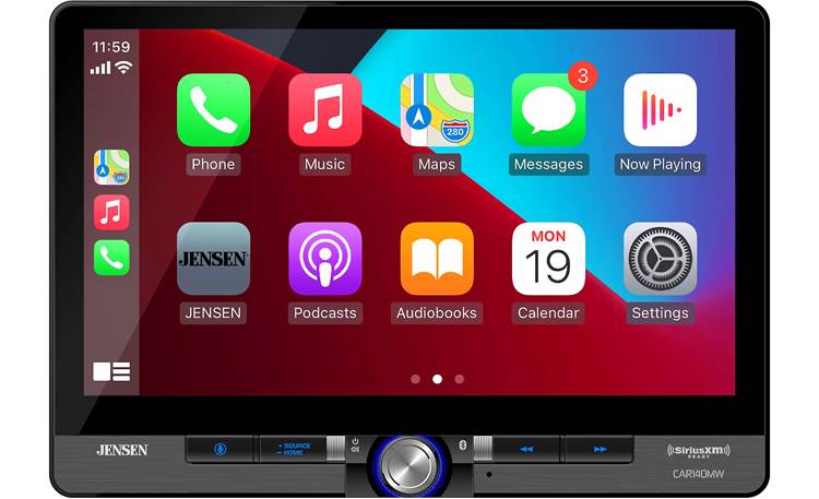 Jensen CAR140MW Digital multimedia receiver at Crutchfield