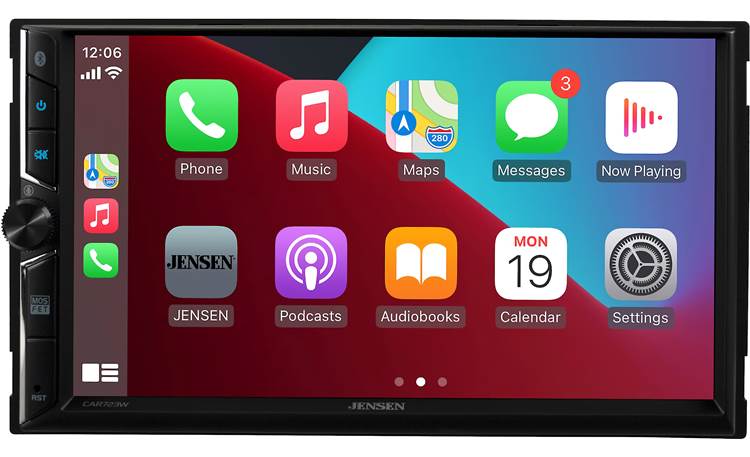 Jensen CAR723W-BC Digital multimedia receiver with backup camera at ...