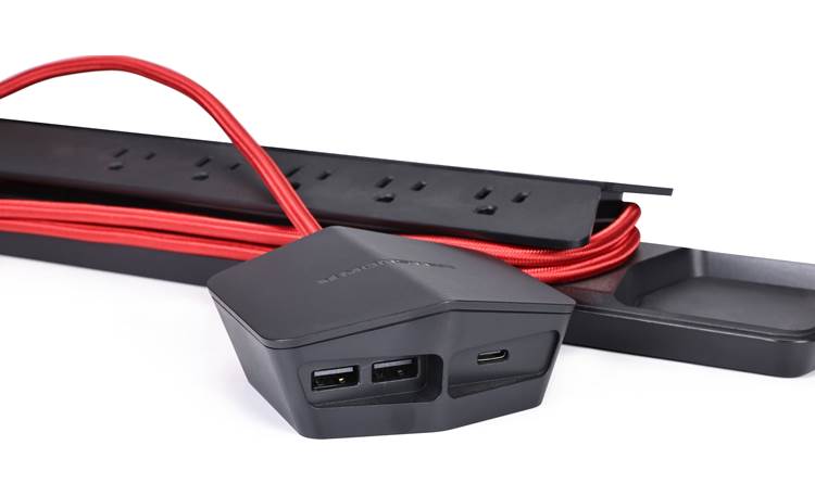 Monster Power Center Vertex XL (Black) Surge protector with extendable ...