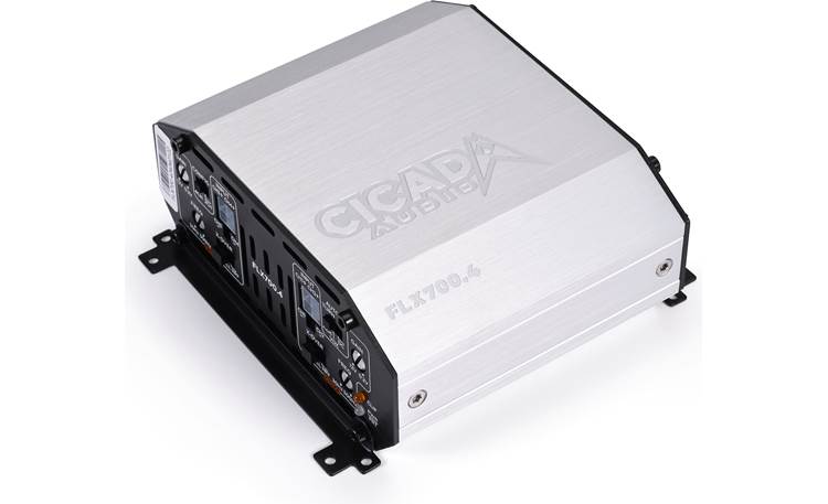 Cicada Audio FLX700.4 FLX Pro 4-channel motorcycle amplifier — 128 watts RMS x 4 at Crutchfield