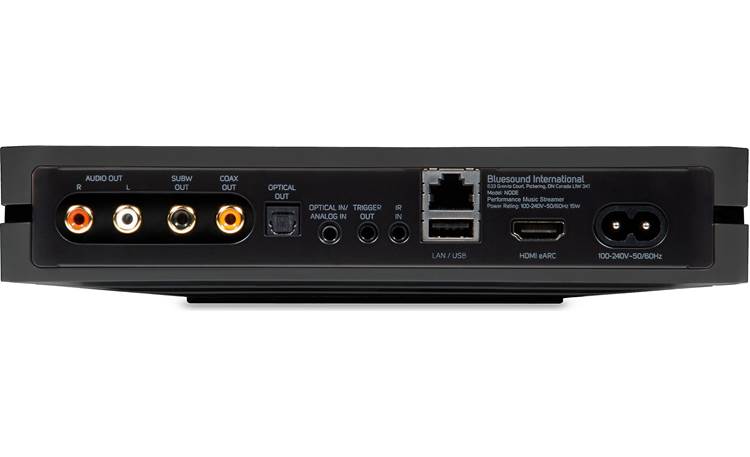 Bluesound NODE (N132) (Black) Streaming music player with built-in Wi-Fi®, Apple AirPlay® 2, and ...