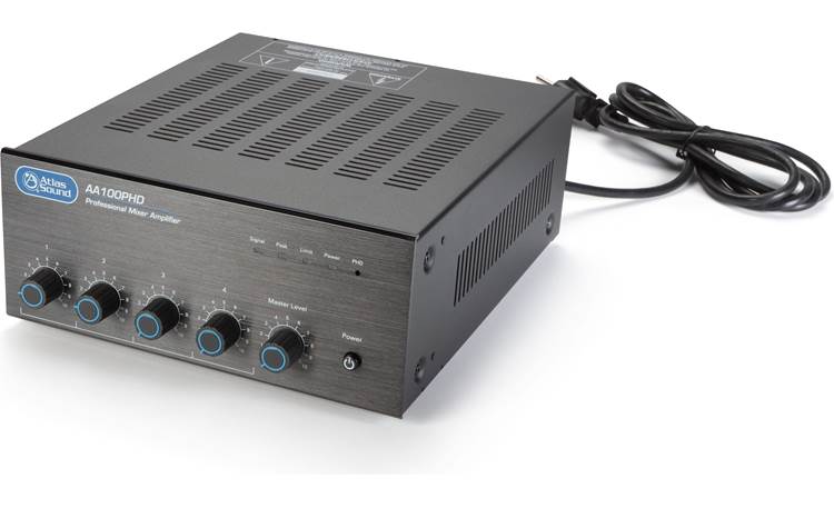 AtlasIED AA100PHD 4-input commercial mixer/amplifier — 100W x 1 at 70V ...