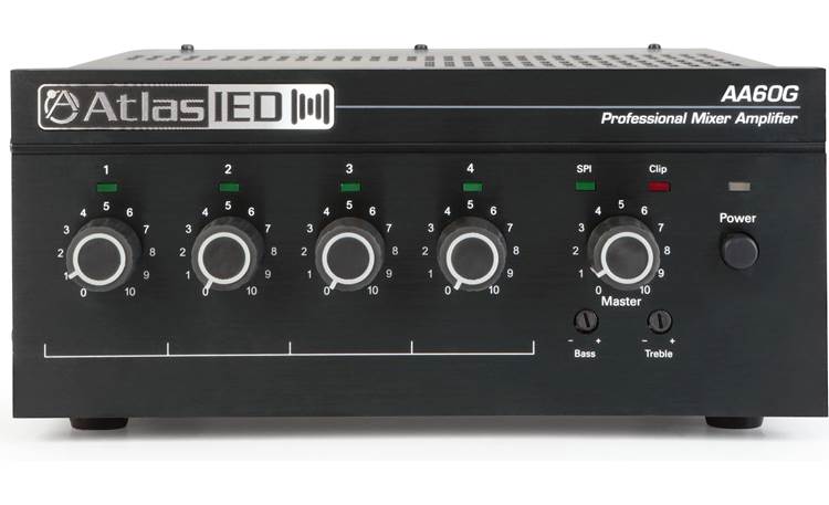 AtlasIED AA60G 4-input commercial mixer/amplifier — 60W x 1 at 70V at ...