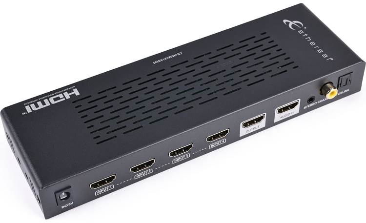 Ethereal CS-HDM4X1ASW5 4K-compatible HDMI switcher (4-in/1-out) with ...