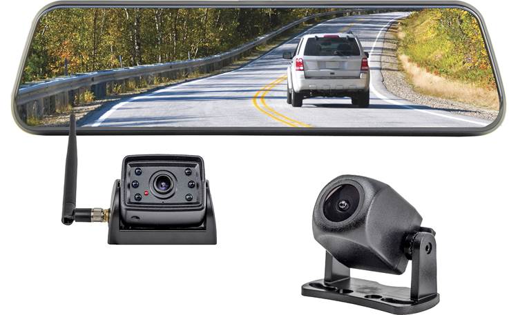 Brandmotion TRNS-2101 Universal-fit Transparent Trailer® rear-view ...