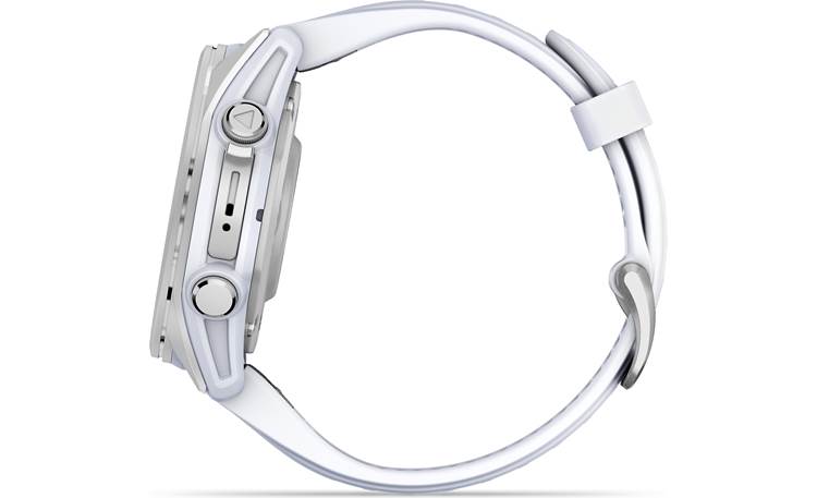 Garmin fenix 8 (Silver with Whitestone Band) Multisport GPS smartwatch ...