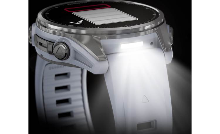 Garmin fenix 8 (Silver with Whitestone Band) Multisport GPS smartwatch ...