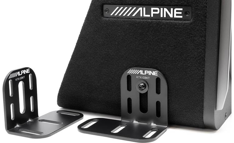 Alpine KTX-EBKT Subwoofer mounting brackets at Crutchfield
