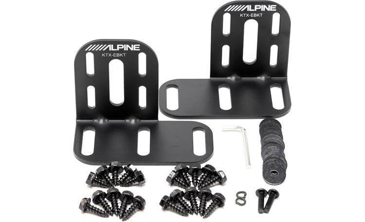 Alpine KTX-EBKT Subwoofer mounting brackets at Crutchfield