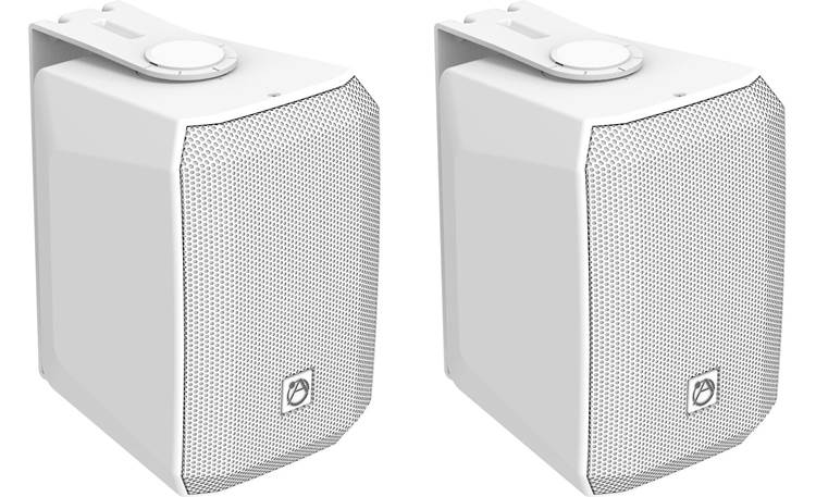 AtlasIED AS-4T (White) 4" AS-Series 2-way, weather-resistant commercial compact surface-mount ...