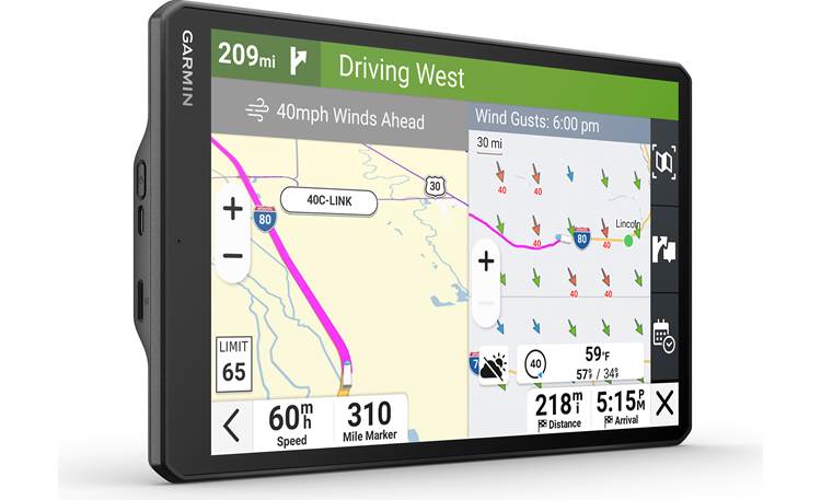 Garmin dēzl™ OTR1020 Portable GPS navigator with 10" screen for ...