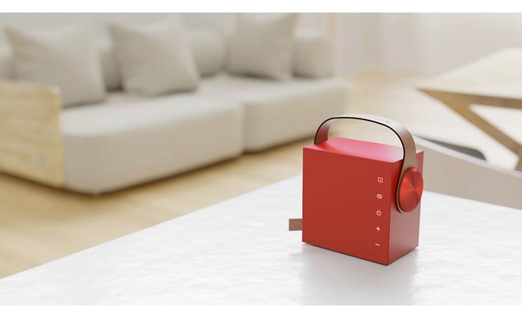 Morel BIGGIE (Ruby Red) Portable Bluetooth® speaker at Crutchfield