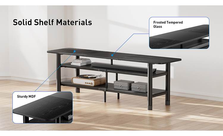 ErgoAV Flexfold Collection Folding-frame stand for TVs up to 98" at ...