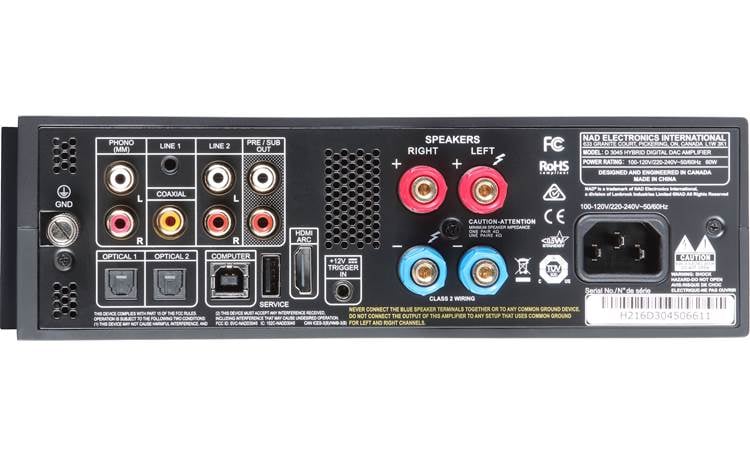 NAD D 3045 Integrated amplifier with built-in DAC and Bluetooth® at ...