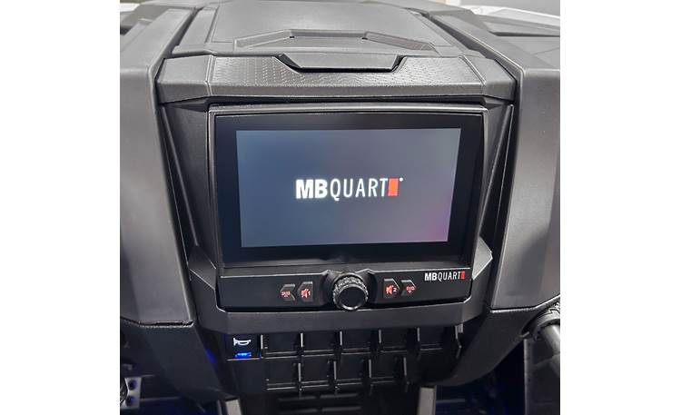 MB Quart GMR7V1 2-zone marine digital media receiver with Bluetooth®, CarPlay®, and Android Auto ...