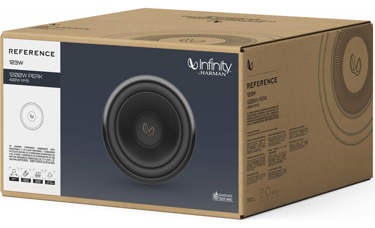Infinity Reference 123W Reference Series 12" shallow-mount component ...