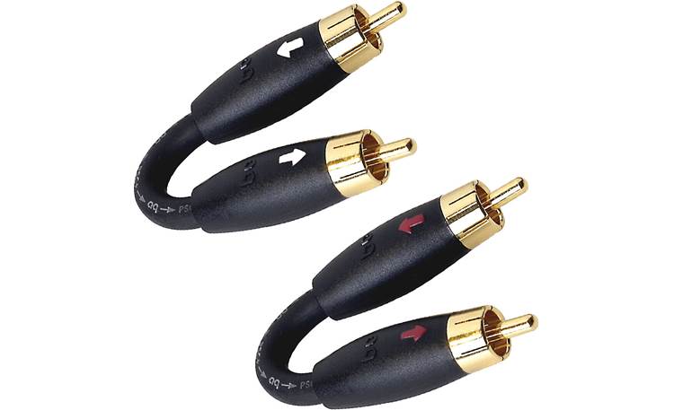 AudioQuest Pre-Amp Jumpers Unbalanced RCA male to male jumpers (set of ...